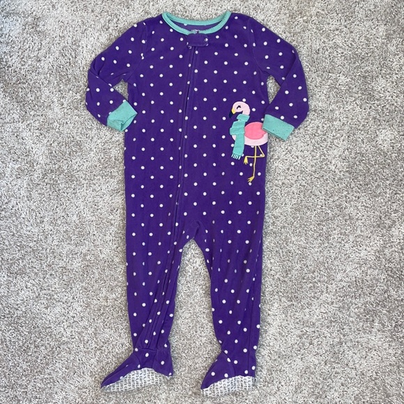 Carter's | Pajamas | Gently Worn Carters Toddler Girl One Piece Fleece ...